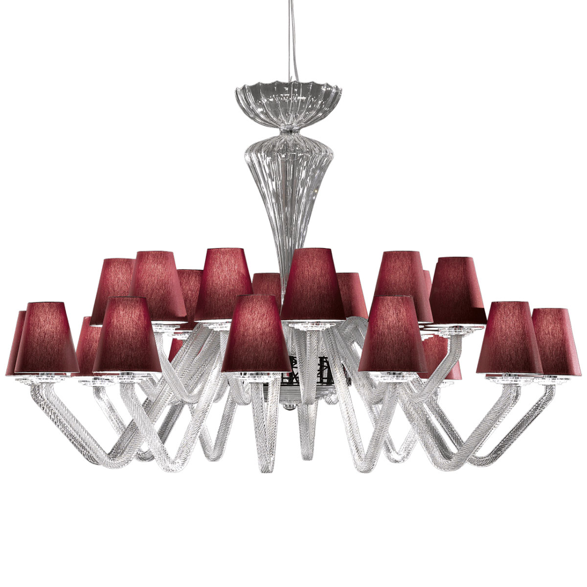 Libellula Chandelier by Italamp | 2420/12+12-TRAN-CHR-SW | ILP870779