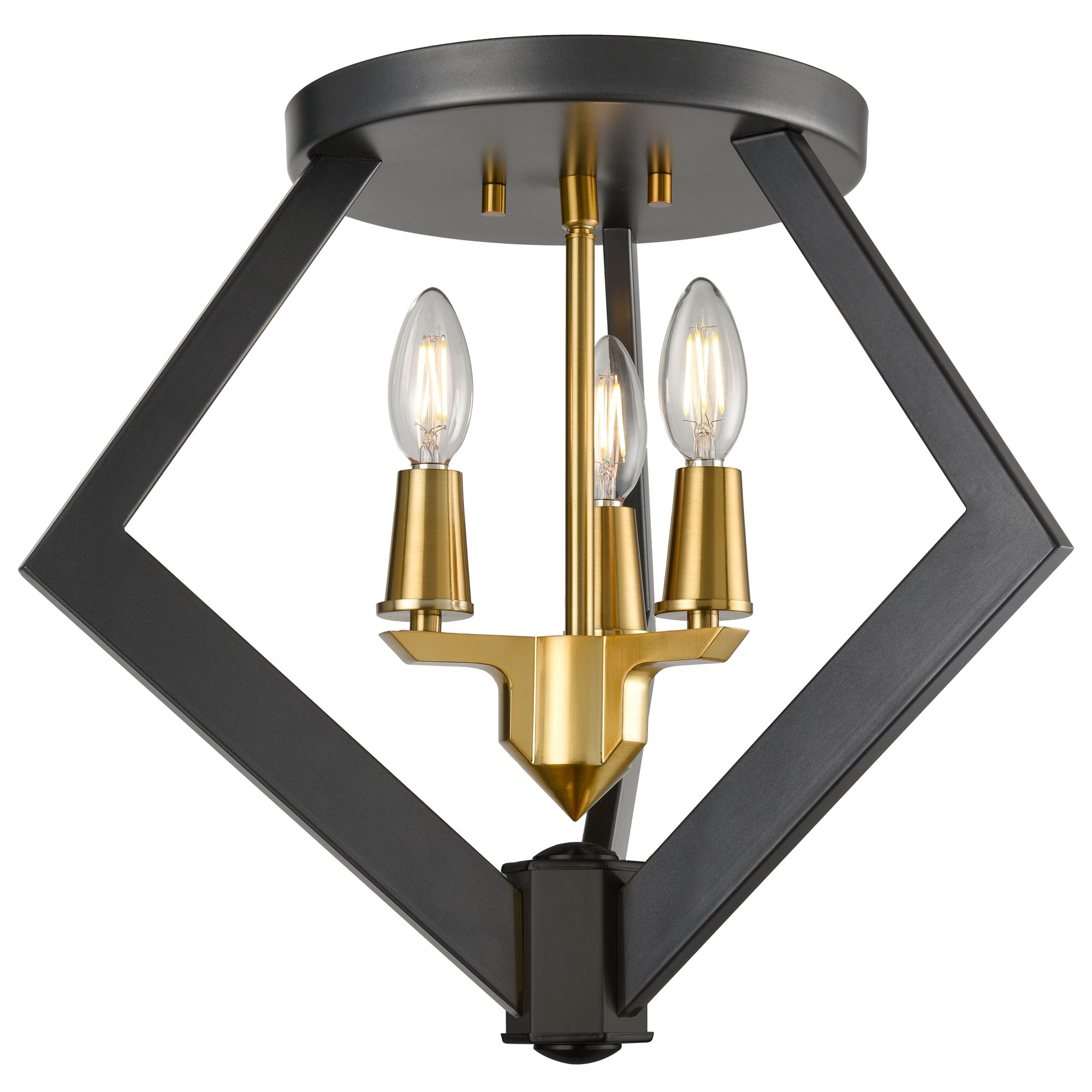 Flechette Ceiling Light Fixture by DVI Lighting | DVP40132BR+GR