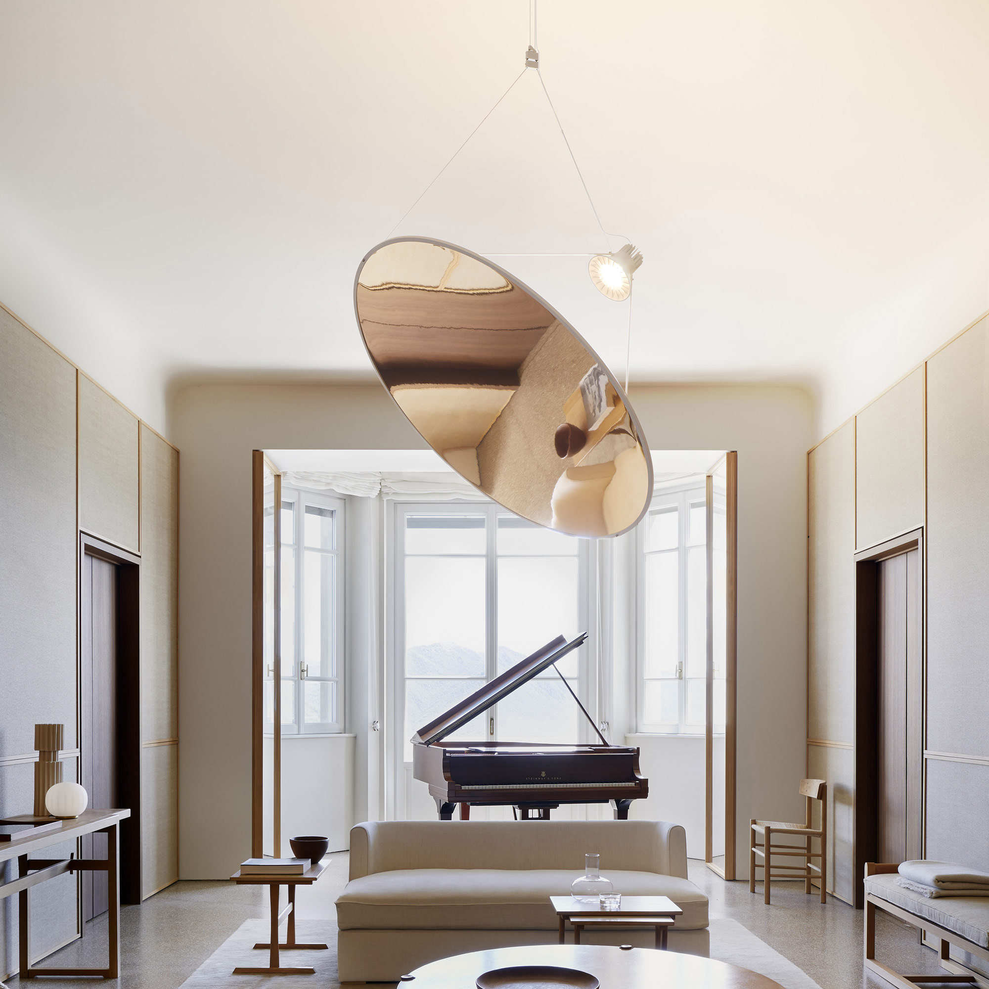 Amisol Pendant by Luceplan | 1D910S000502+1D910/200030 | LPA873507