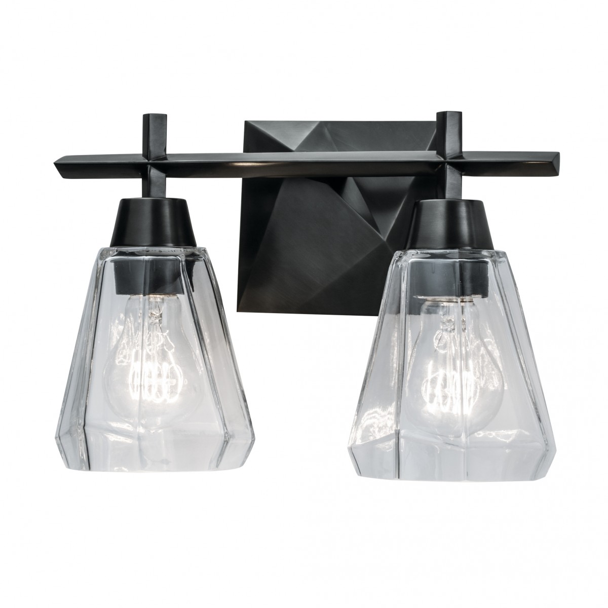 Arctic Bathroom Vanity Light by Norwell Lighting | 8282-ADB-CL