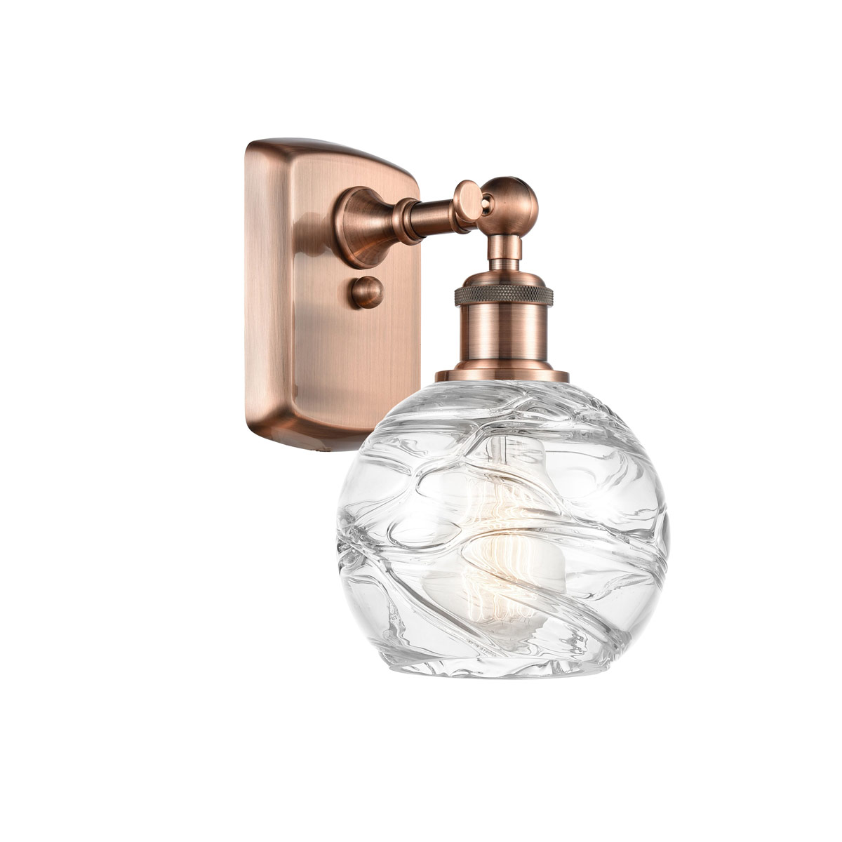 Deco Swirl Wall Sconce by Innovations Lighting | 516-1W-AC-G1213-6-LED ...