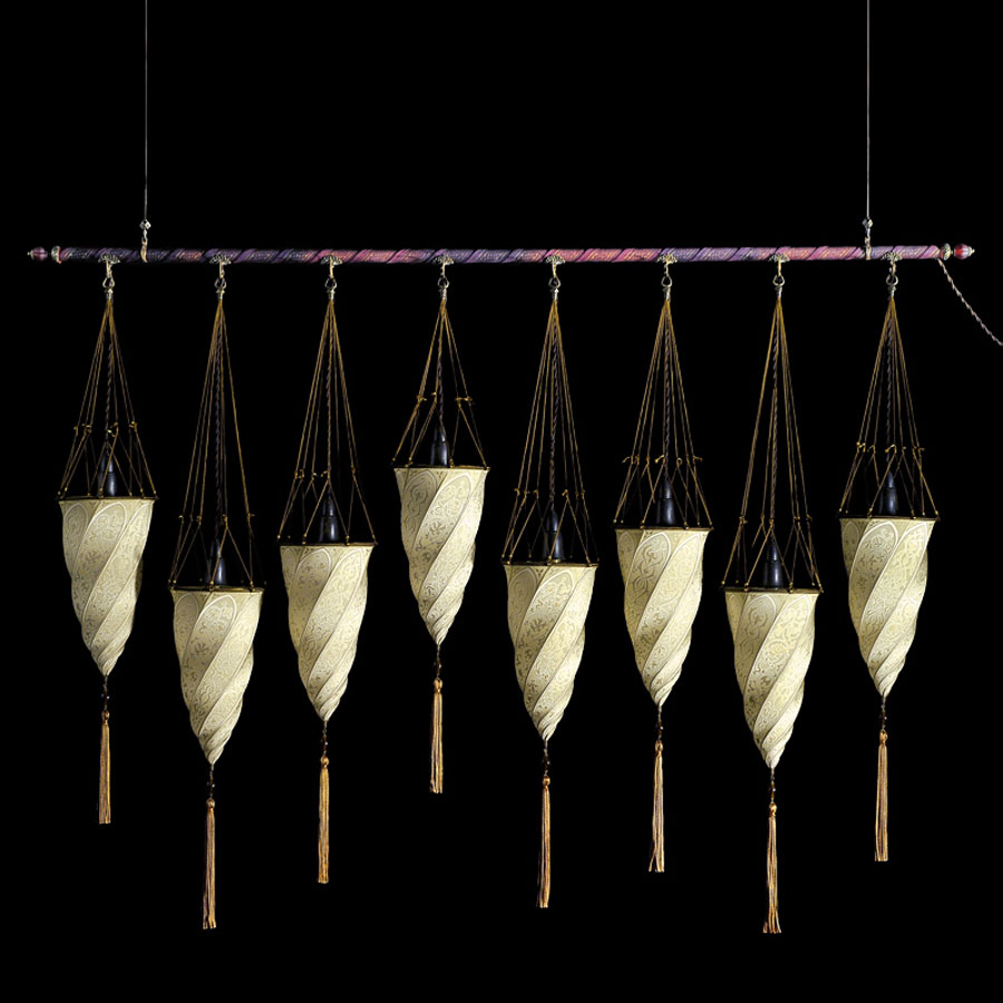 Cesendello Silk Rod Pendant by Venetian Designs | AF 017-8 IV-CL ...