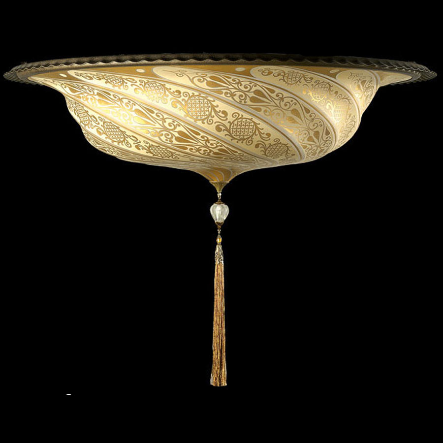 Scudo Saraceno Glass Ceiling Light by Venetian Designs | G 065SA-2 GC ...