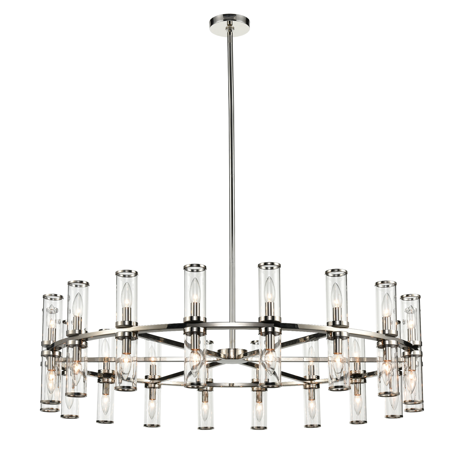 Revolve Chandelier by Alora | CH309036PNCG | ALO891534