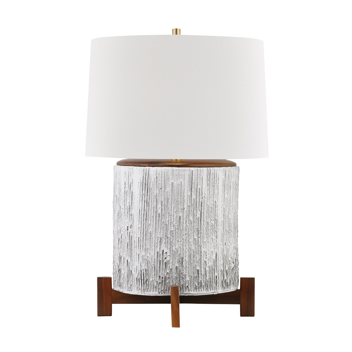 Oakham Table Lamp by Hudson Valley Lighting | L1842-AGB/OW