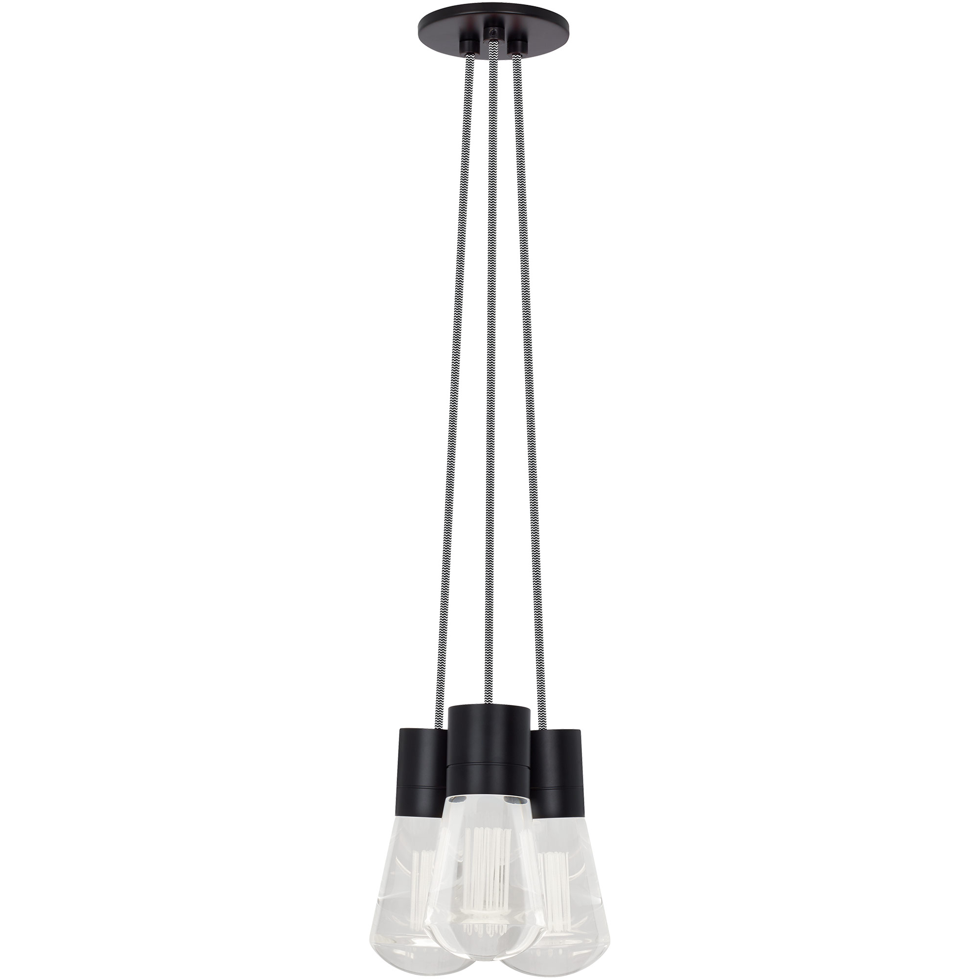 Alva Multi-Light Pendant by Visual Comfort Modern | 700TDALVPMC3IB ...