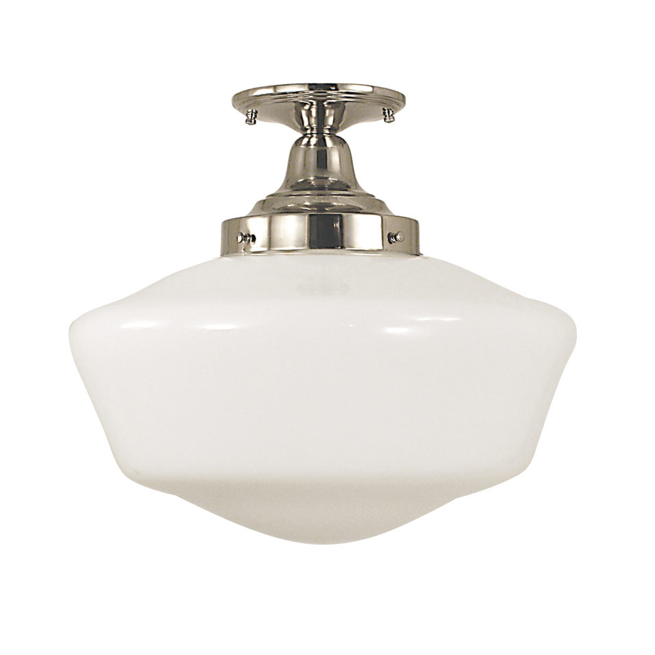Taylor Schoolhouse Semi Flush Ceiling Light by Framburg | F-2558 PS | FRG900202