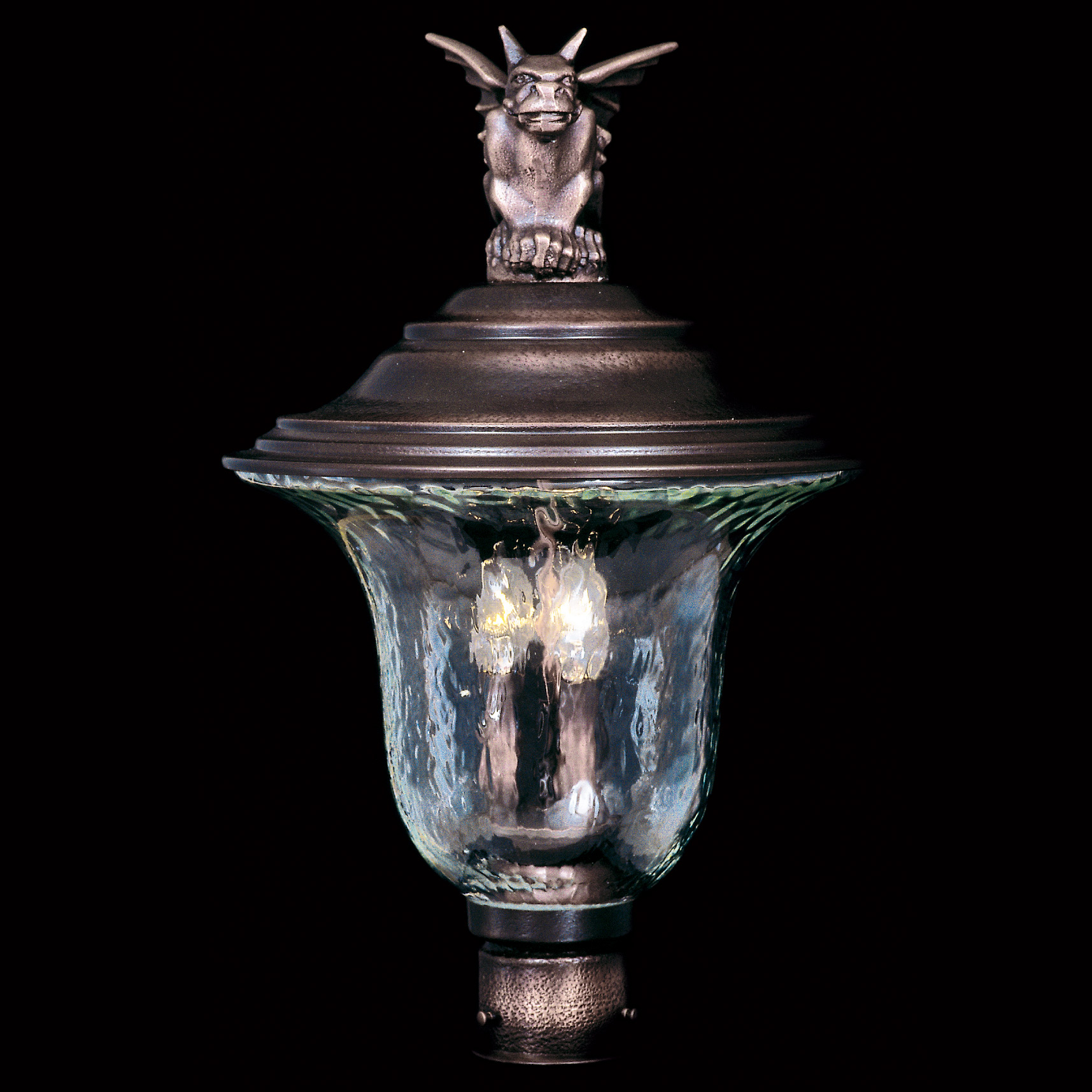 Carcassonne Gargoyle Outdoor Post Light by Framburg | F-8509 SBR ...