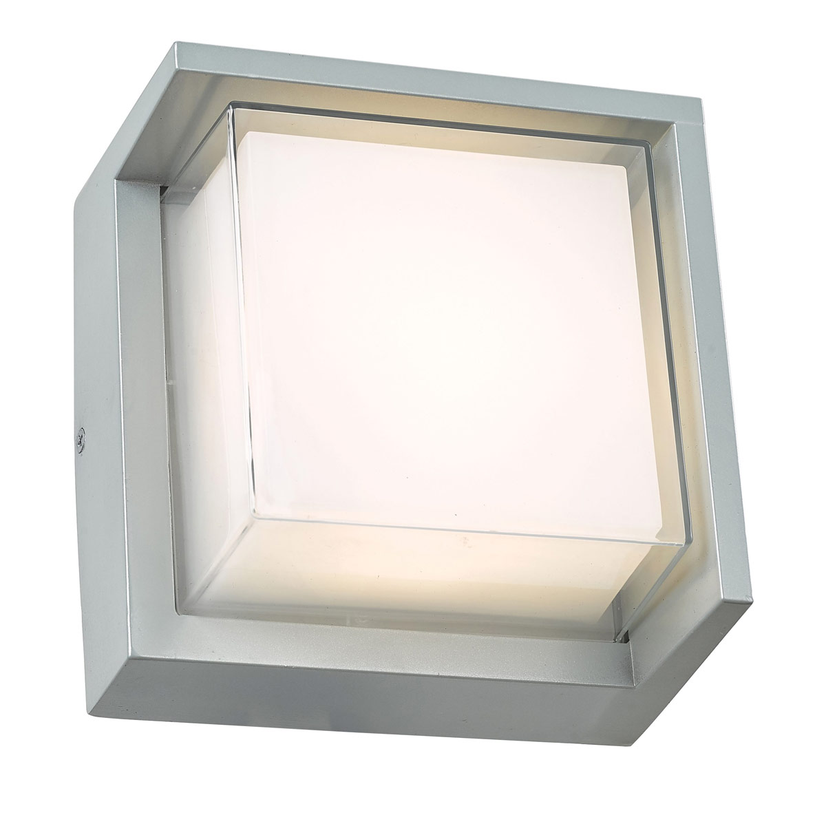Geo Square Outdoor Wall Sconce by Abra Lighting | 50023ODW-SL | ABR901861