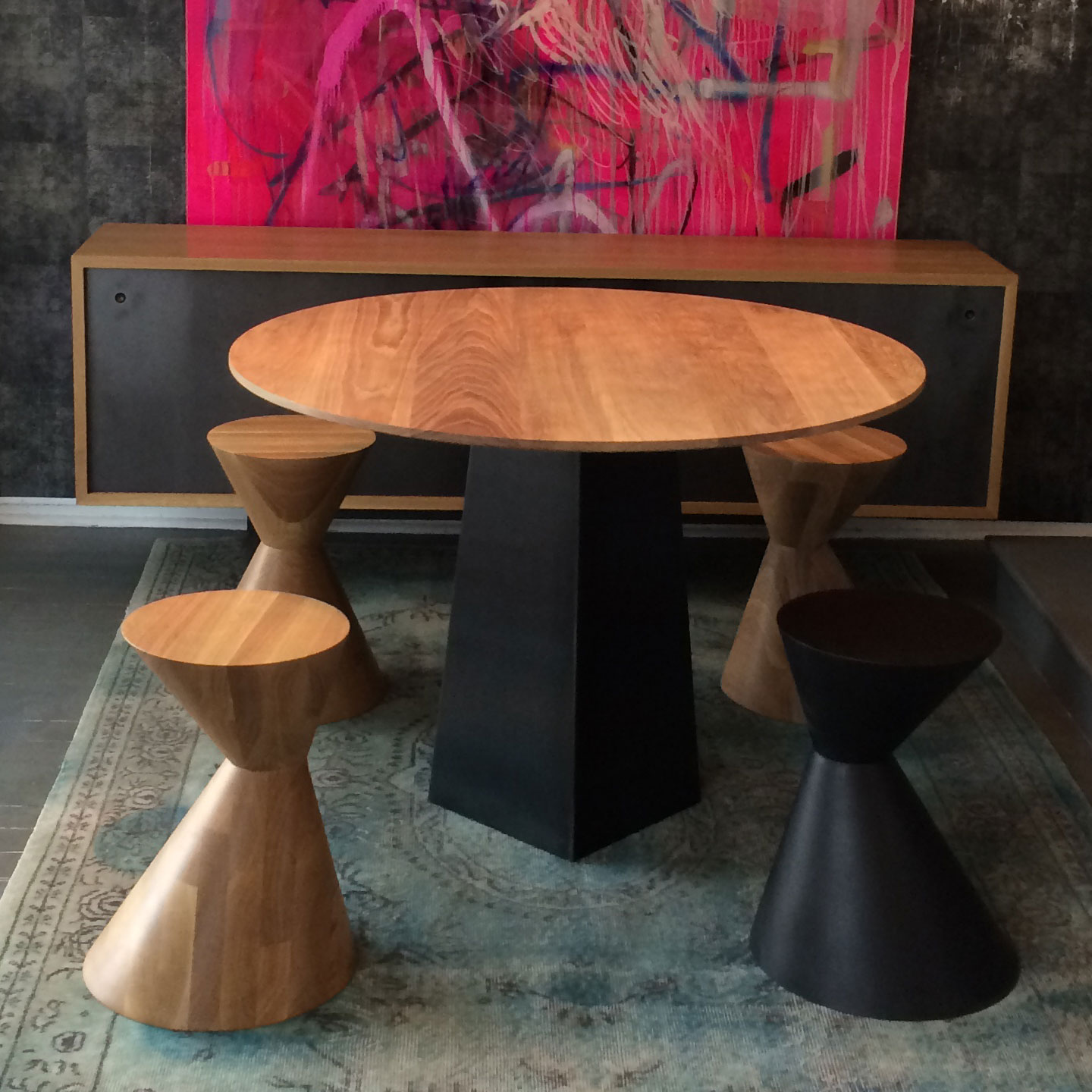Brockton Dining Table by hollis+morris | BROC-LG-OKN-BK | HNM902329