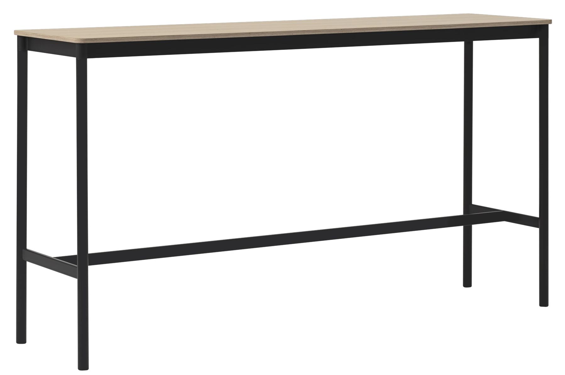 Base High Table by Muuto | MBHTR752041VN-BLK-OAK-PL | MUU902872