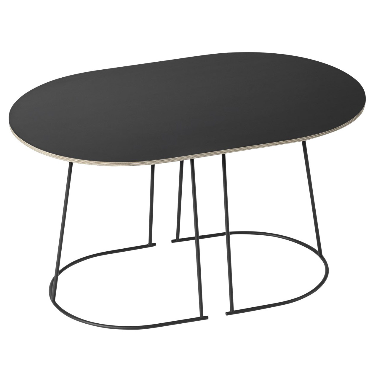 Airy Coffee Table by Muuto | MARYCT271715N-BLCK | MUU902945
