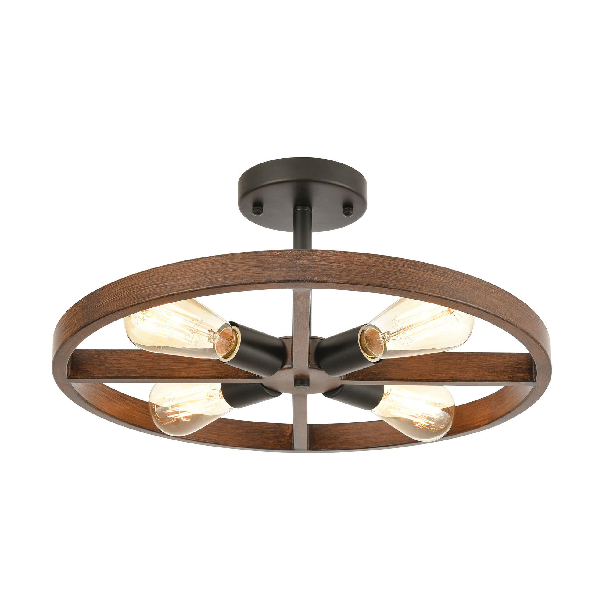 Wheeling Semi Flush Ceiling Light by Elk Home | 18384/4 | DMD905758
