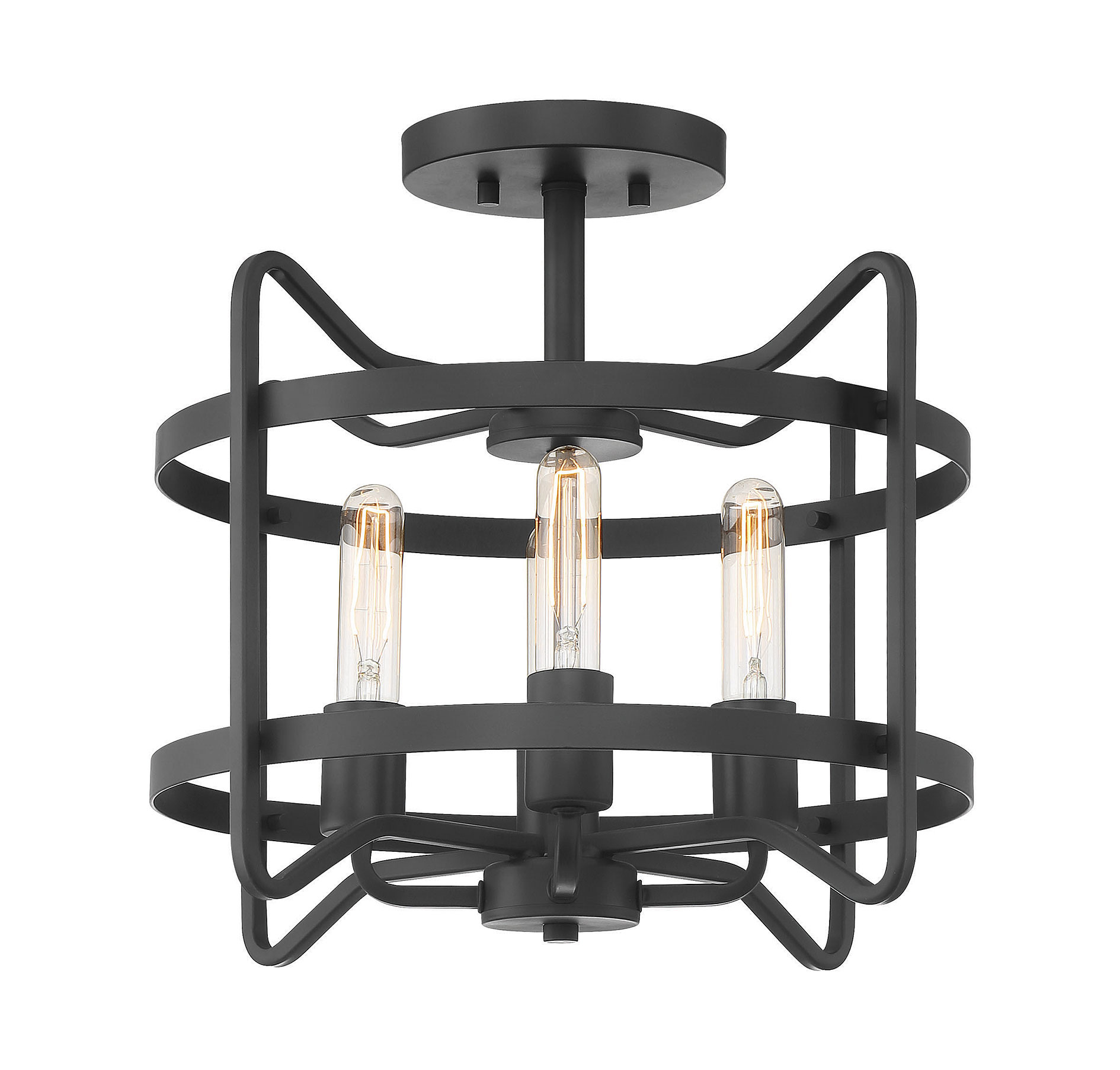 Kent Semi Flush Ceiling Light by Savoy House | 6-4900-4-89 | SVY906211
