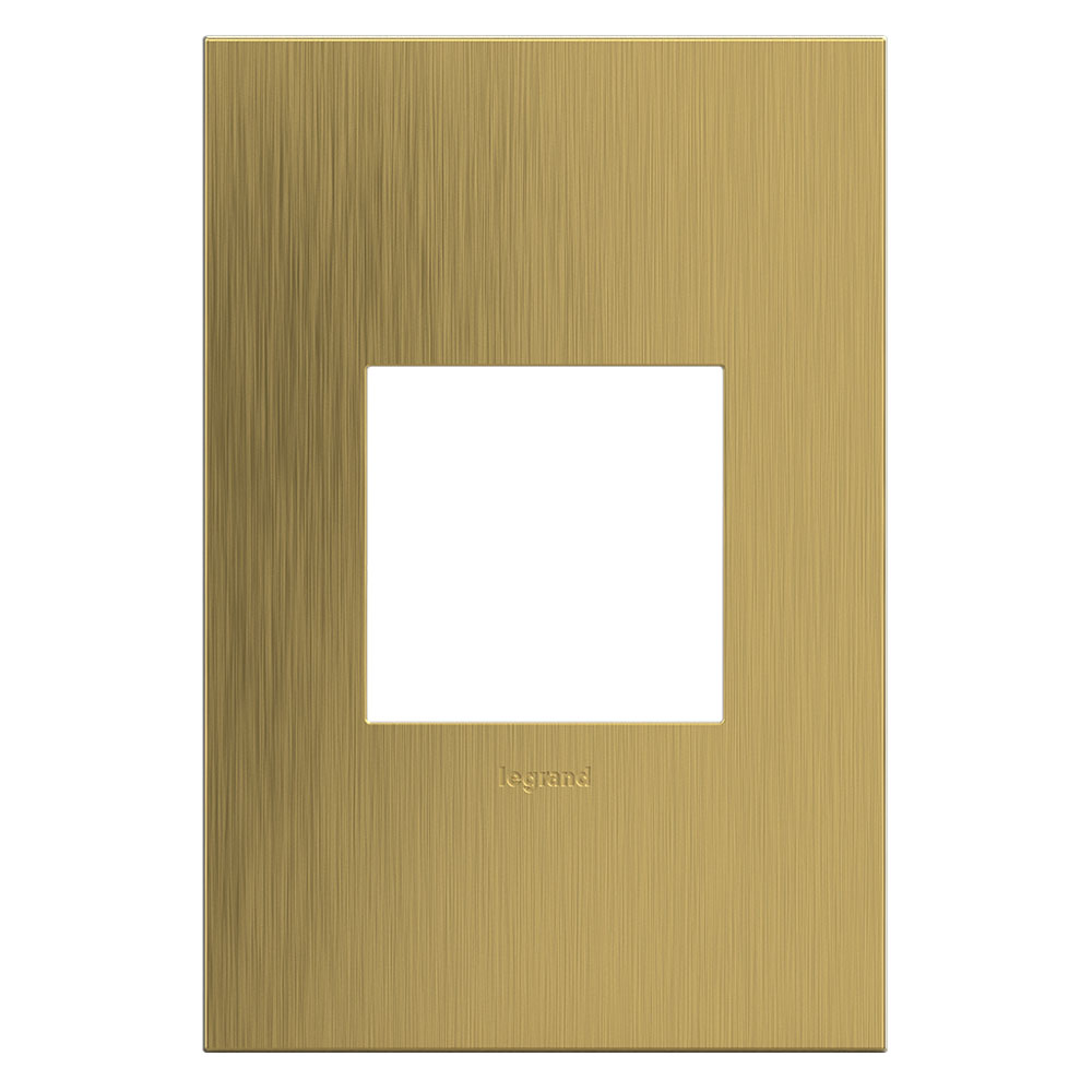 Adorne Cast Metal Wall Plate by Legrand Adorne | AWC1G2BSB4 | LEG917576