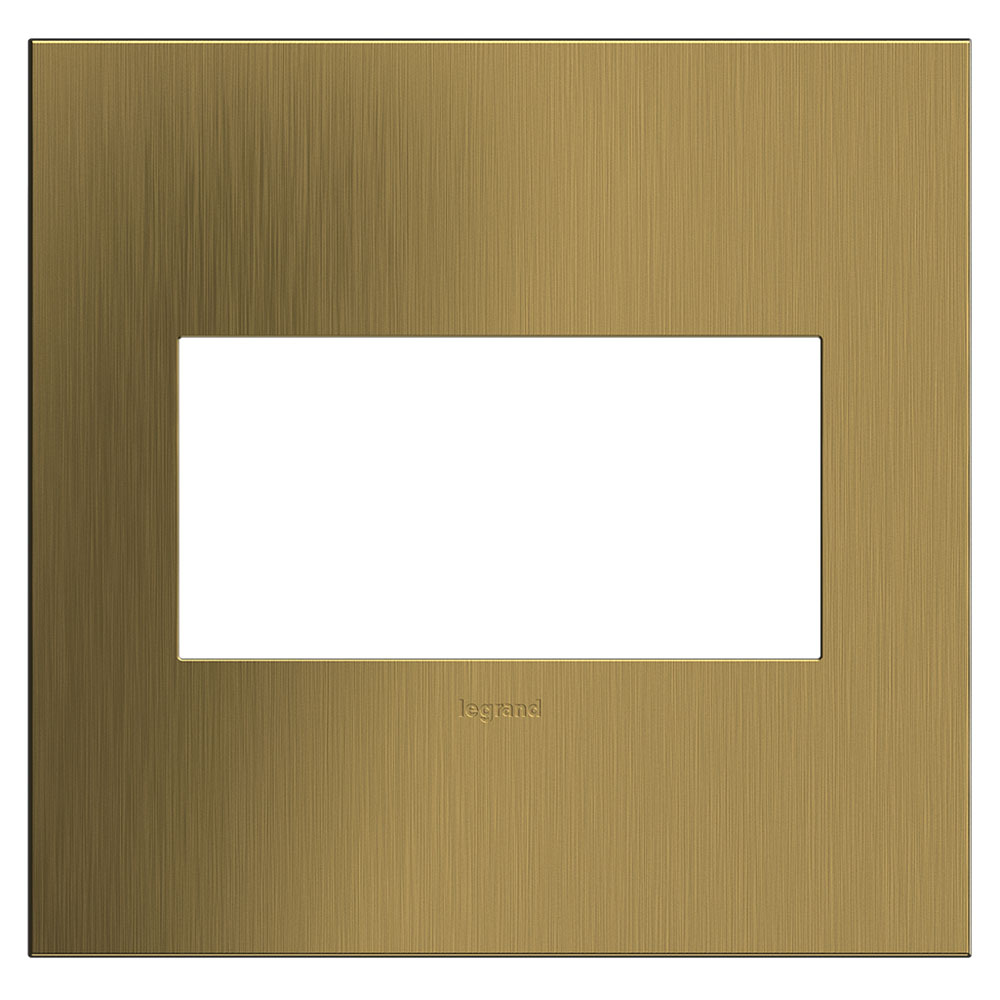 Adorne Cast Metal Wall Plate by Legrand Adorne | AWC2GBSB4 | LEG917578