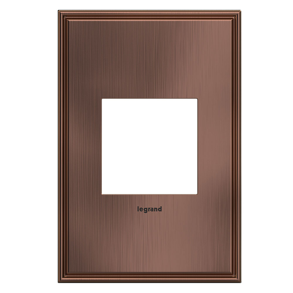 Adorne Cast Metal Wall Plate by Legrand Adorne | AWC1G2MAC4 | LEG917586