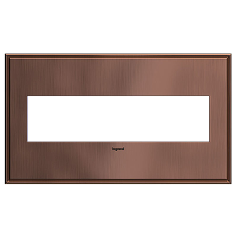 Adorne Cast Metal Wall Plate by Legrand Adorne | AWC4GMAC4 | LEG917590