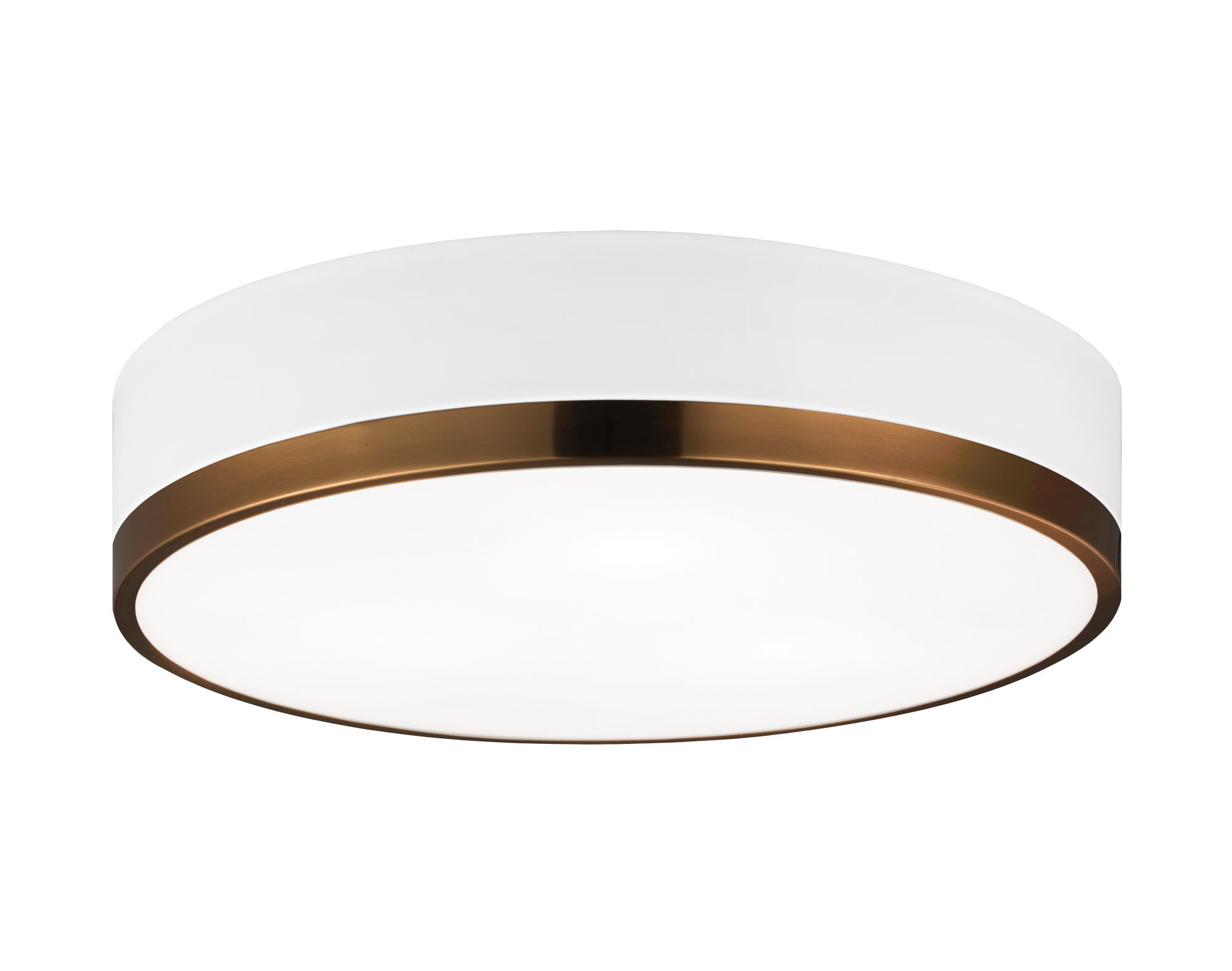 Trydor Flush Ceiling Light by Matteo Lighting | M14303WHAG | MTO917703