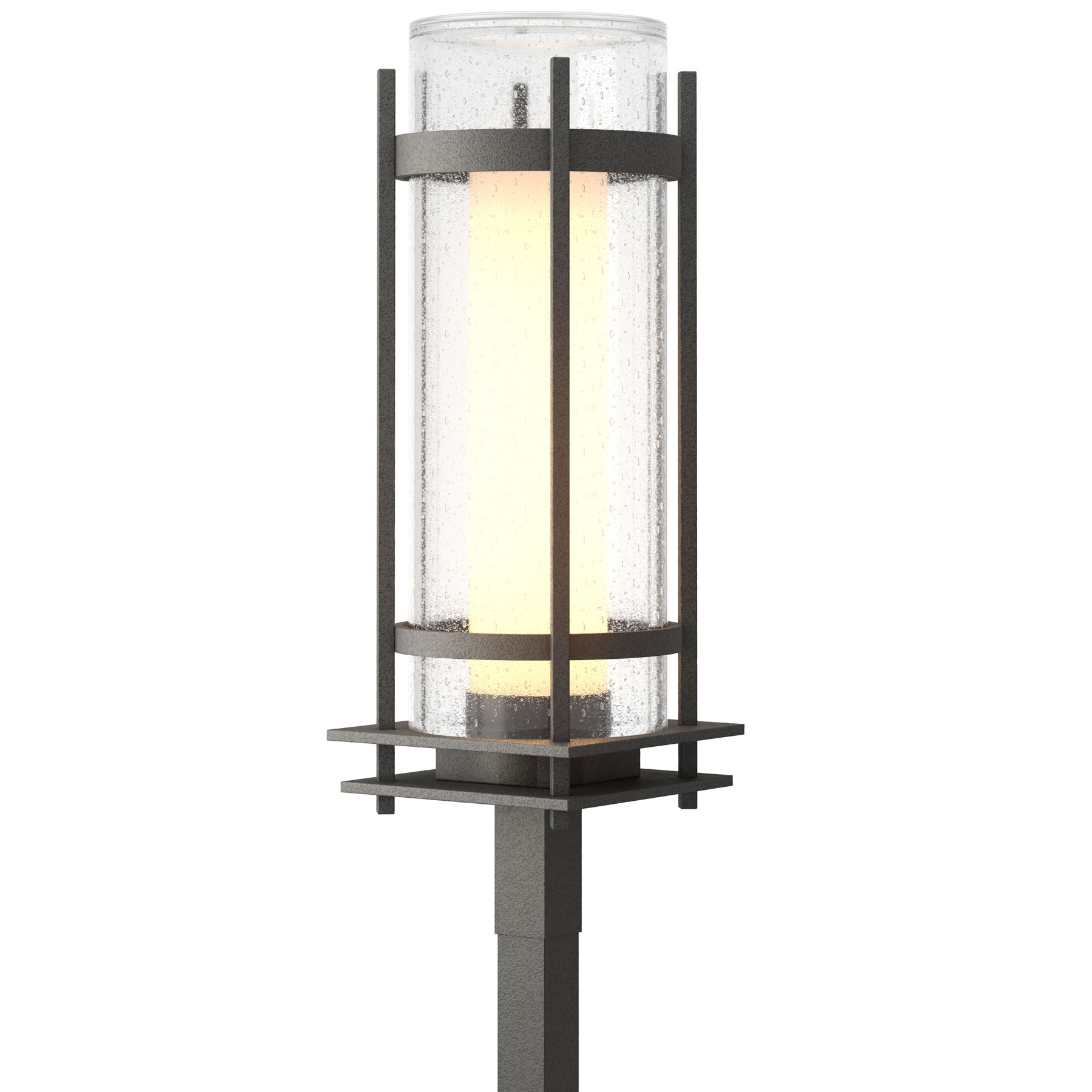 Banded Clear Outdoor Post Light by Hubbardton Forge | 345897-1001 ...