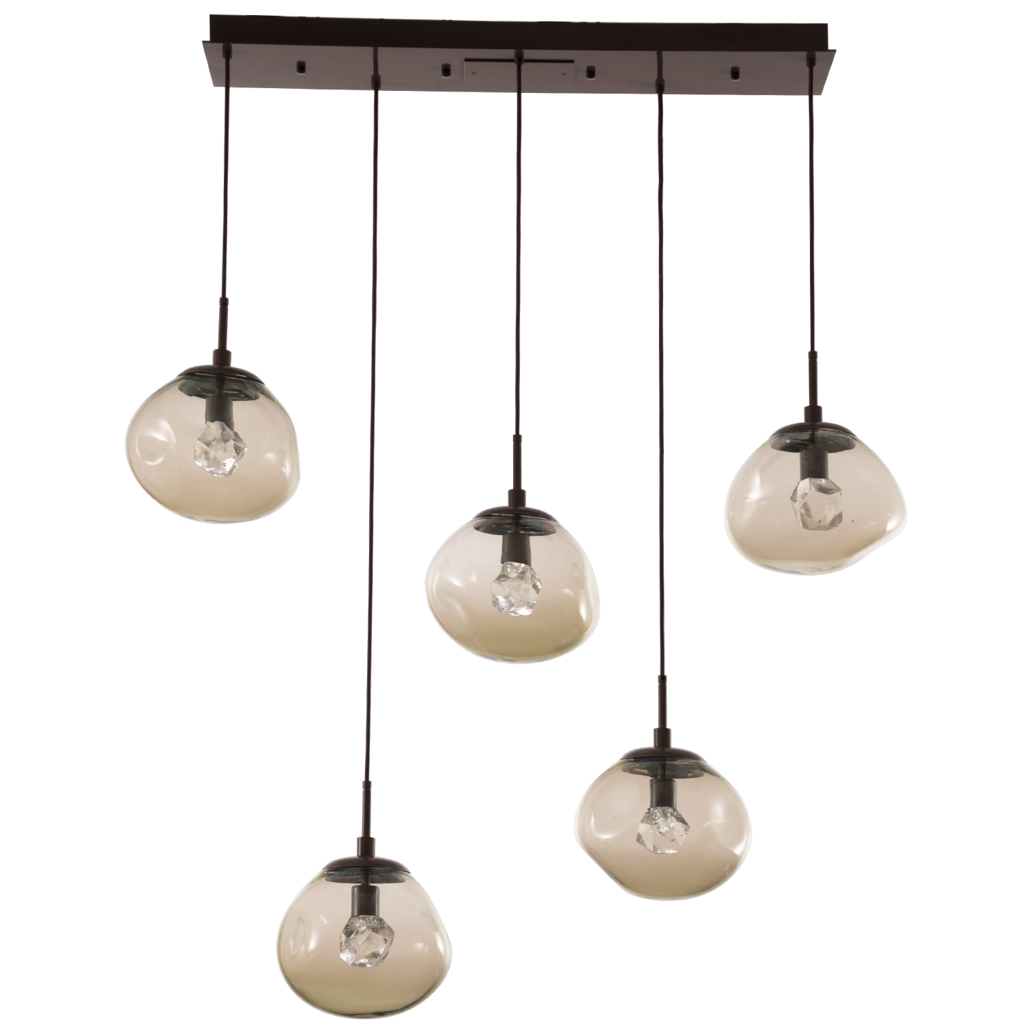 Nova Gem Linear Multi Light Pendant by Hammerton Studio | PLB0068-05-FB ...