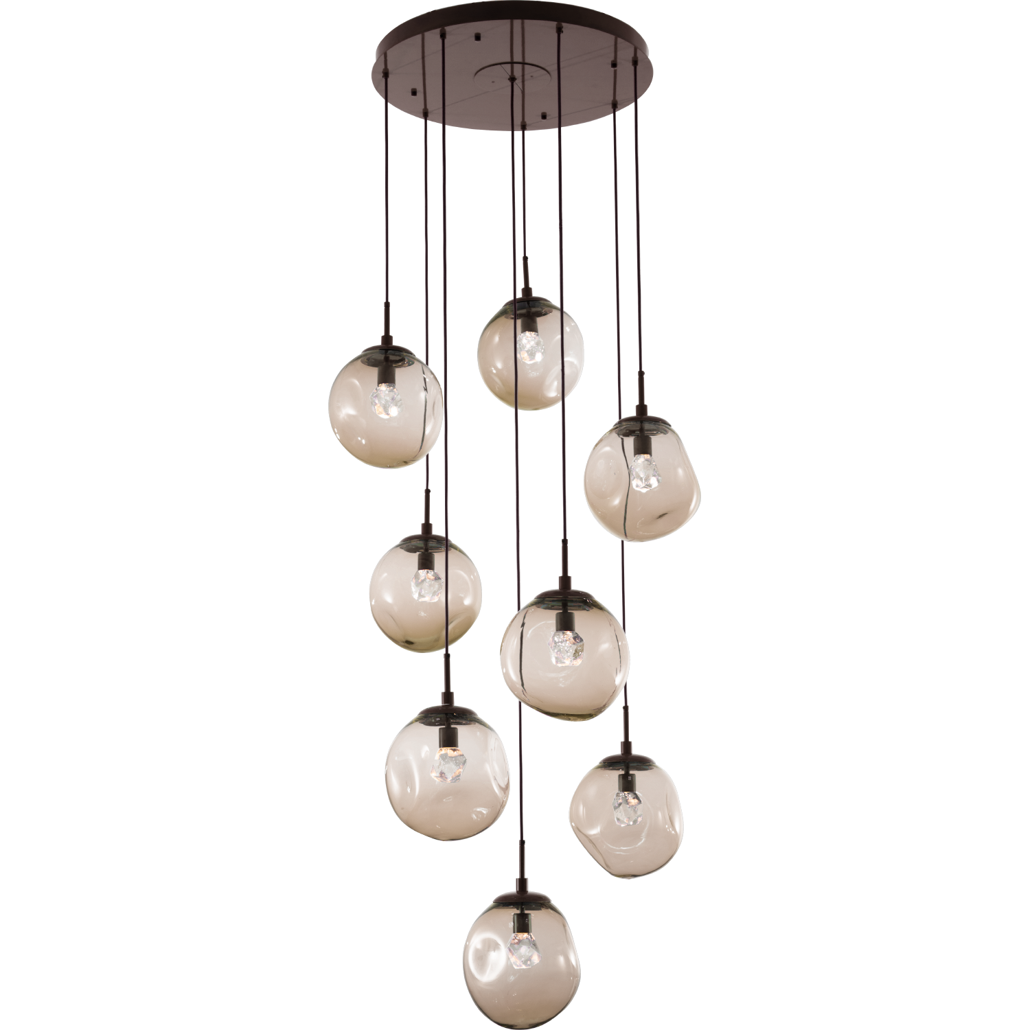 Aster Gem Round Multi Light Pendant by Hammerton Studio | CHB0066-08-FB ...