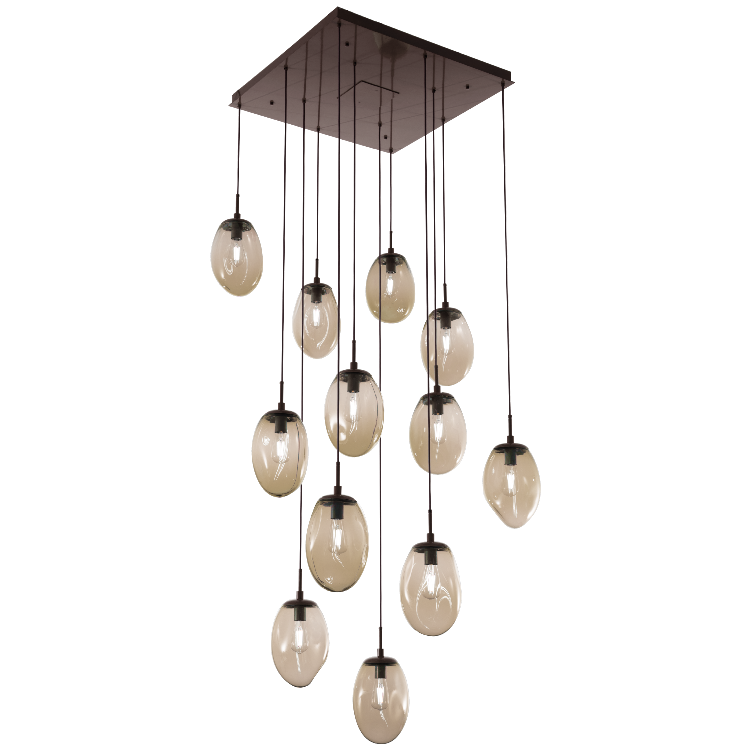 Meteo Square Multi Light Pendant by Hammerton Studio | CHB0063-12-FB-A ...