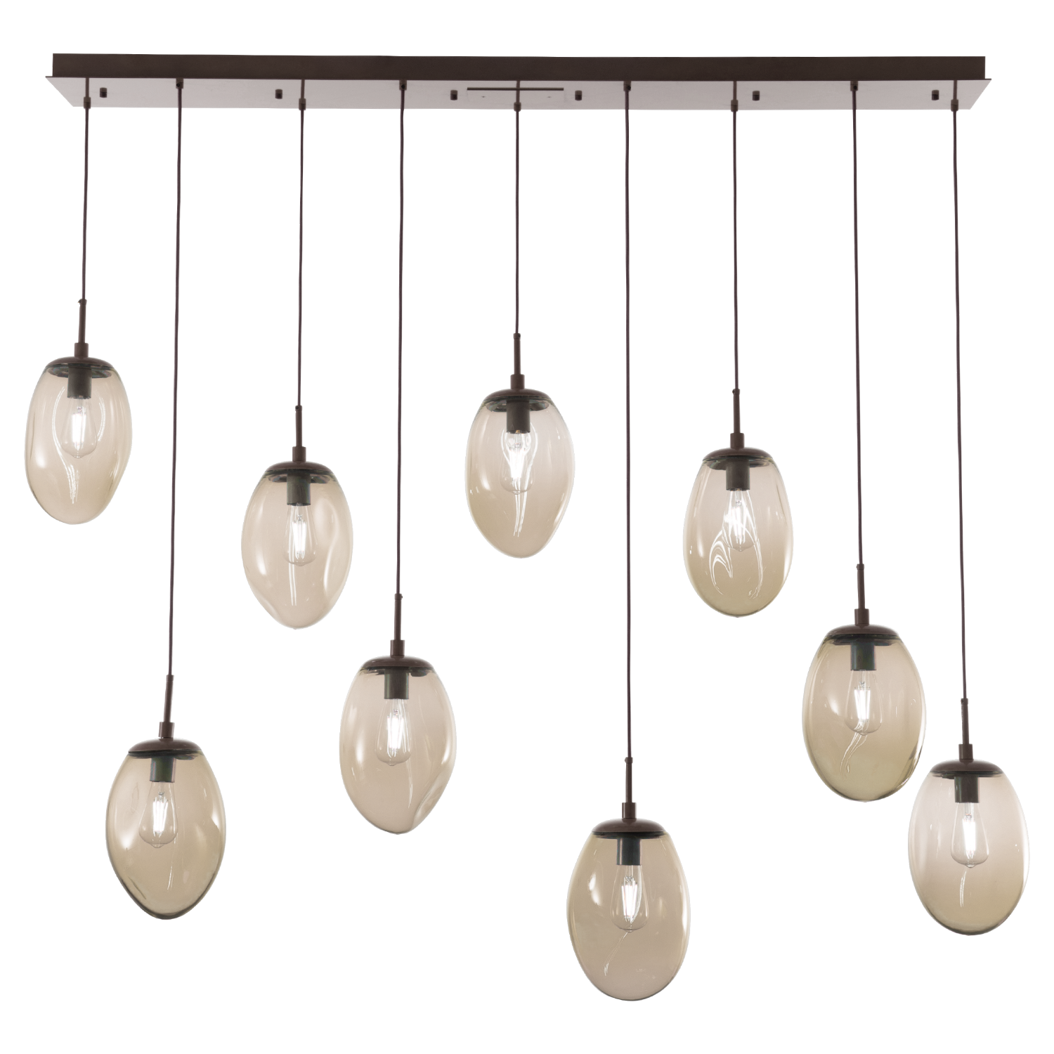 Meteo Linear Multi Light Pendant by Hammerton Studio | PLB0063-09-FB-C ...