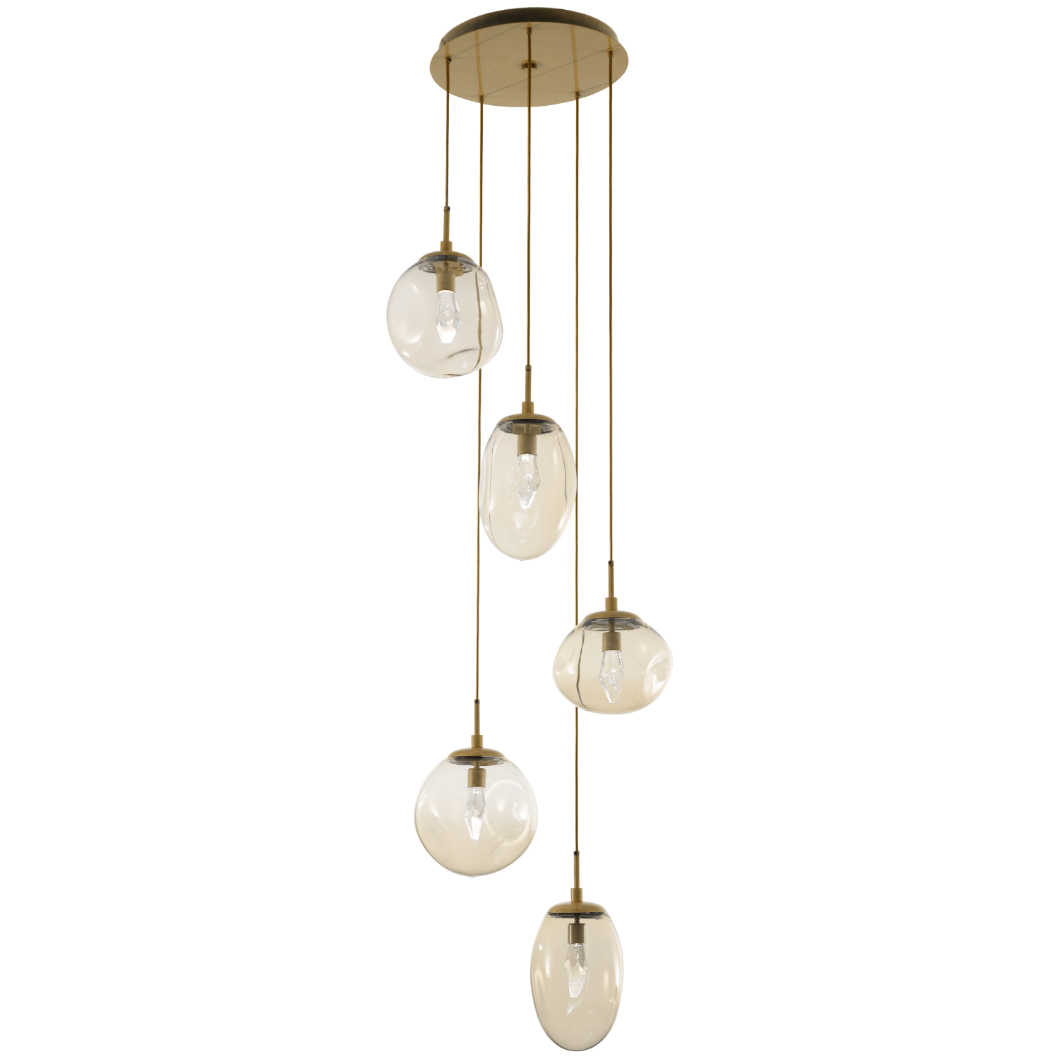 Cosmos Gem Round Multi Light Pendant by Hammerton Studio | CHB0069-05 ...