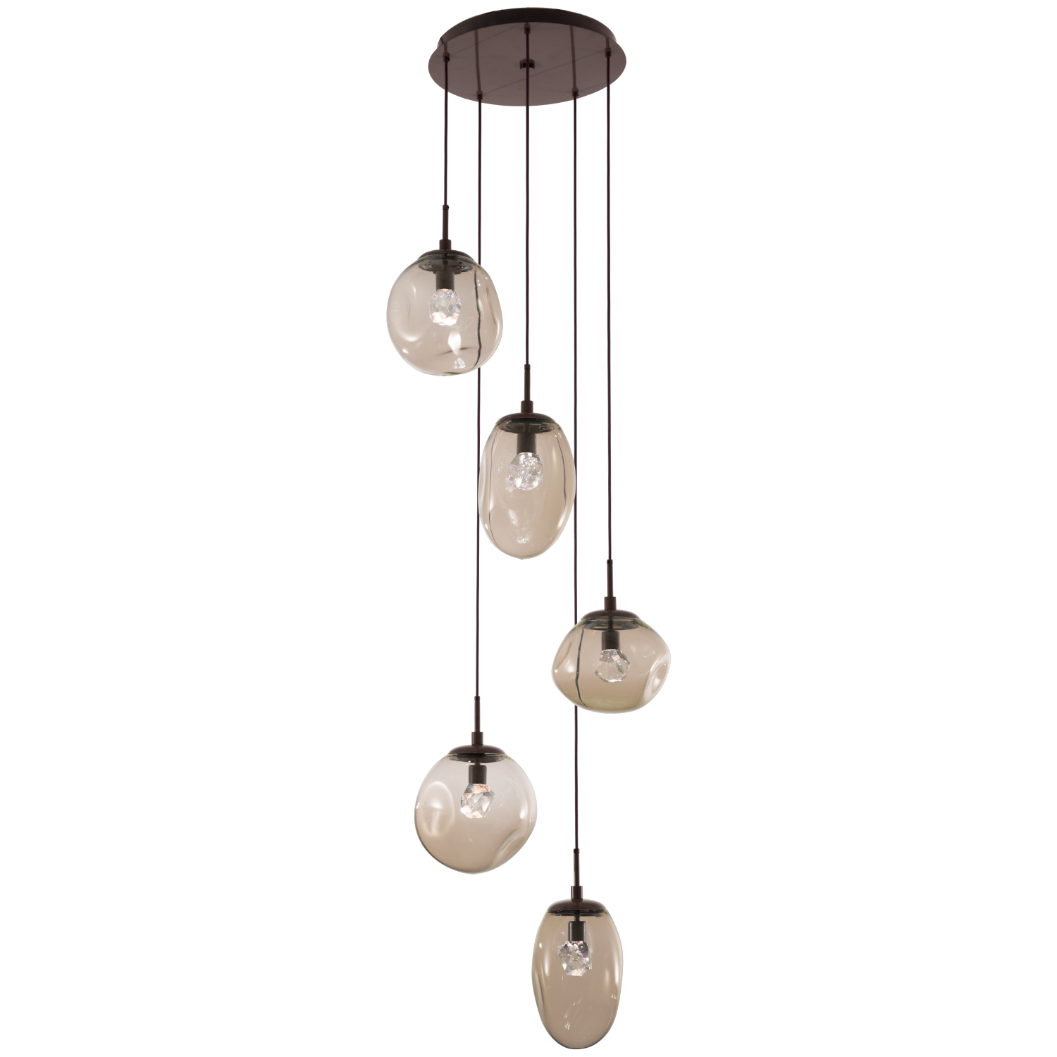 Cosmos Gem Round Multi Light Pendant by Hammerton Studio | CHB0069-05 ...
