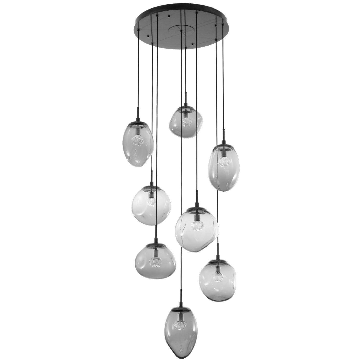 Cosmos Gem Round Multi Light Pendant by Hammerton Studio | CHB0069-08 ...