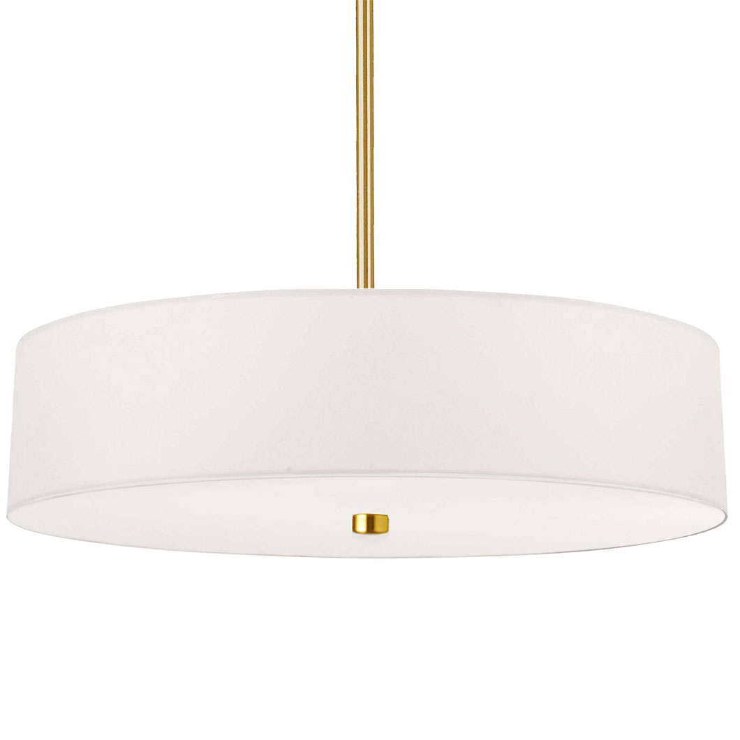 Everly Convertible Pendant by Dainolite | 571-204P-AGB-WH | DAI948712