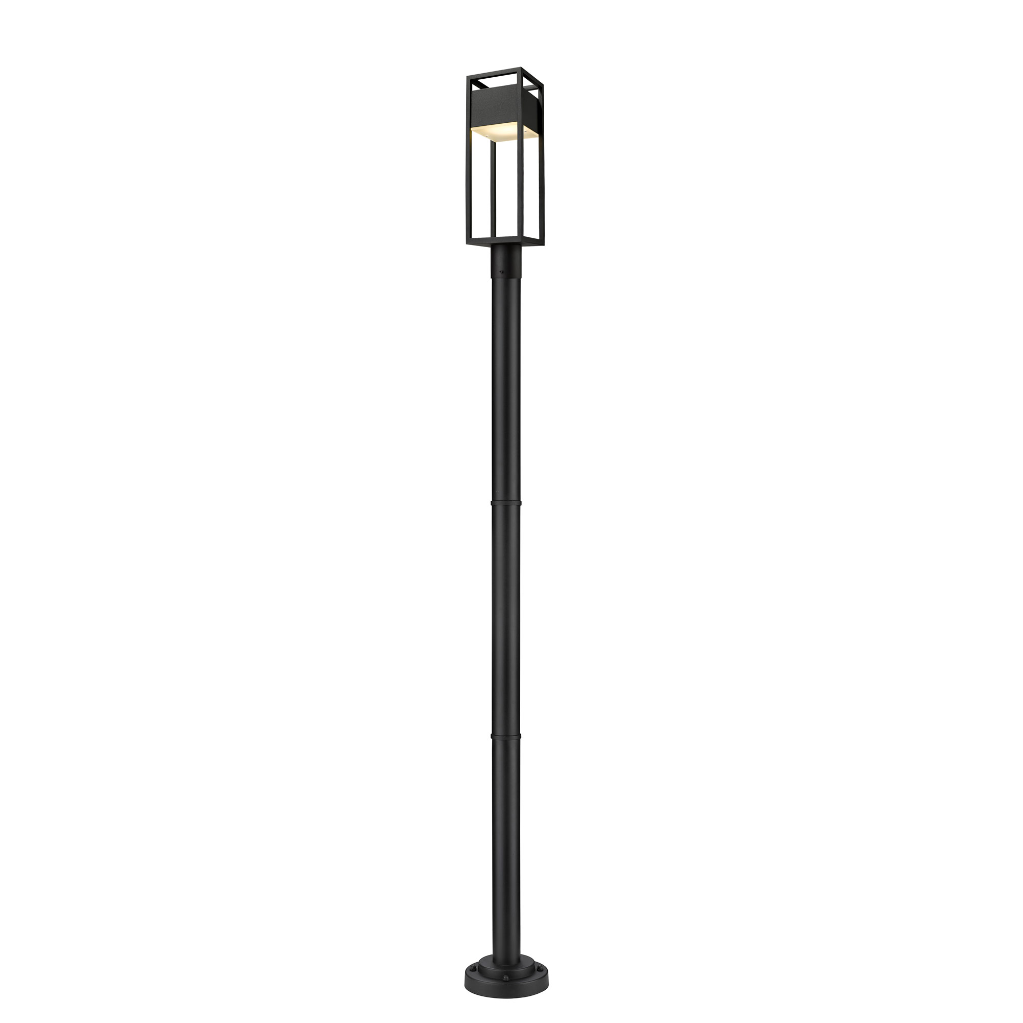 Barwick Outdoor Post Light with Round Post/Stepped Base by Z-Lite ...