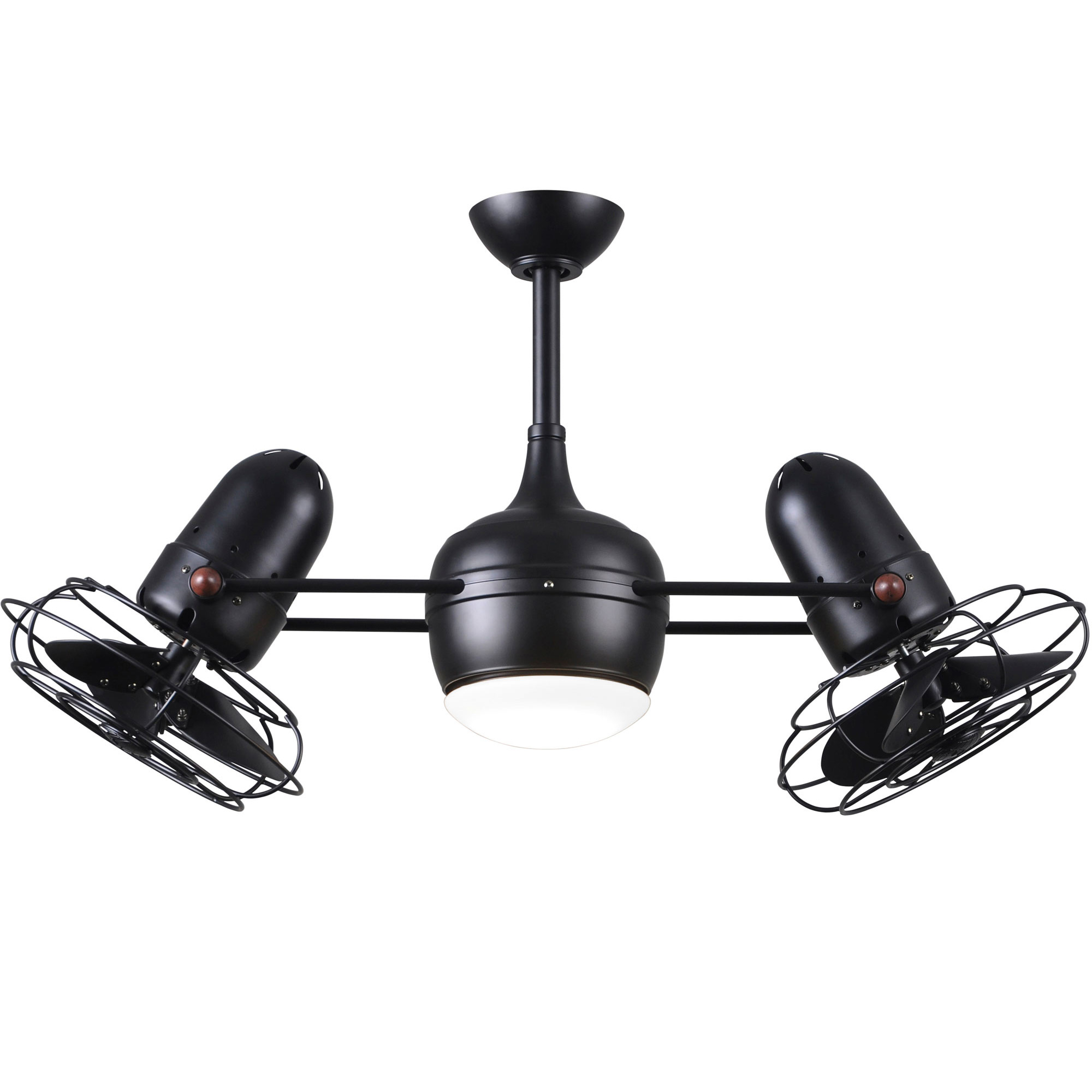 Dagny Metal Ceiling Fan by Matthews Fan Company | DGLK-BK-MTL | MWG951058