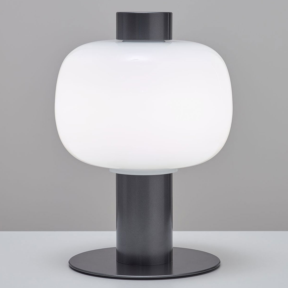 Bonbori Outdoor Table Lamp by Brokis | US1166-TXOPL-GRY-BLK | BIS952998