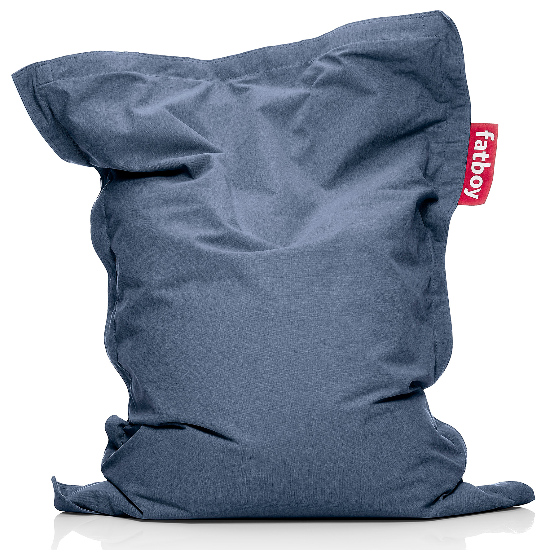 Junior Stonewashed Bean Bag Chair by Fatboy USA | JUNSTW-BLU | FAT957449