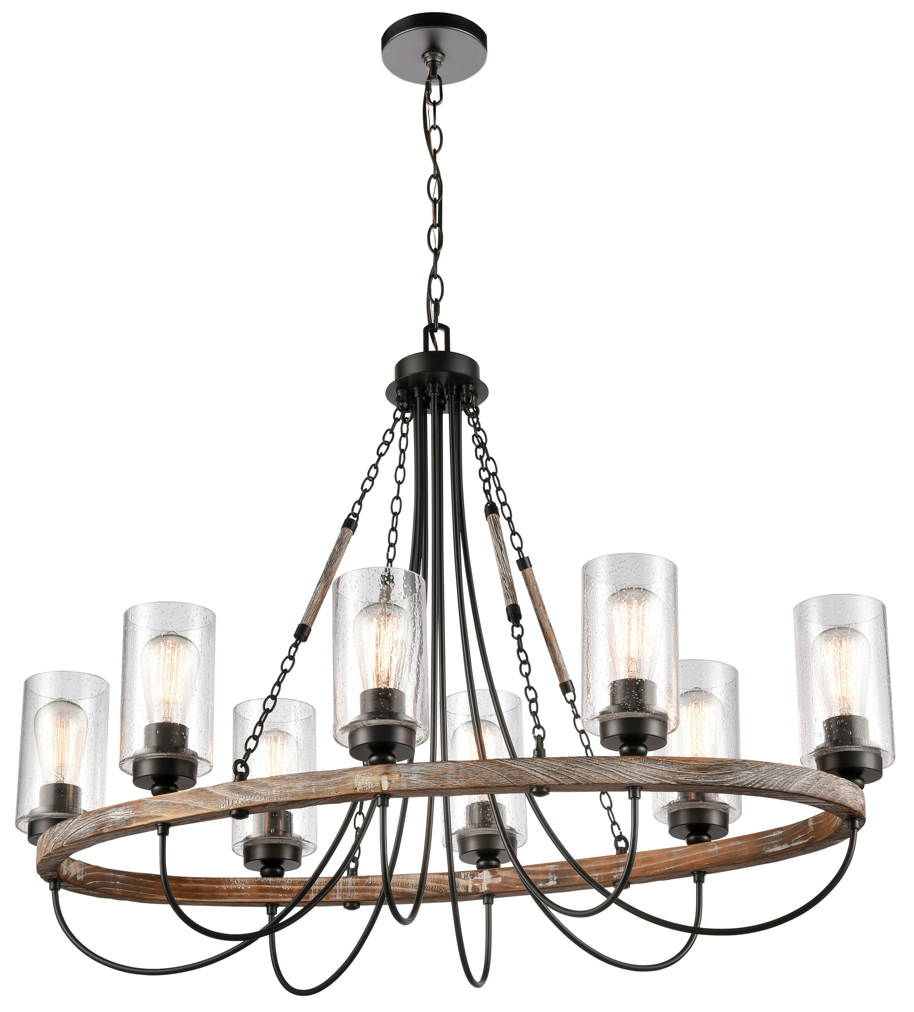Paladin Oval Chandelier by Innovations Lighting | 442-8CR-BK-SDY ...