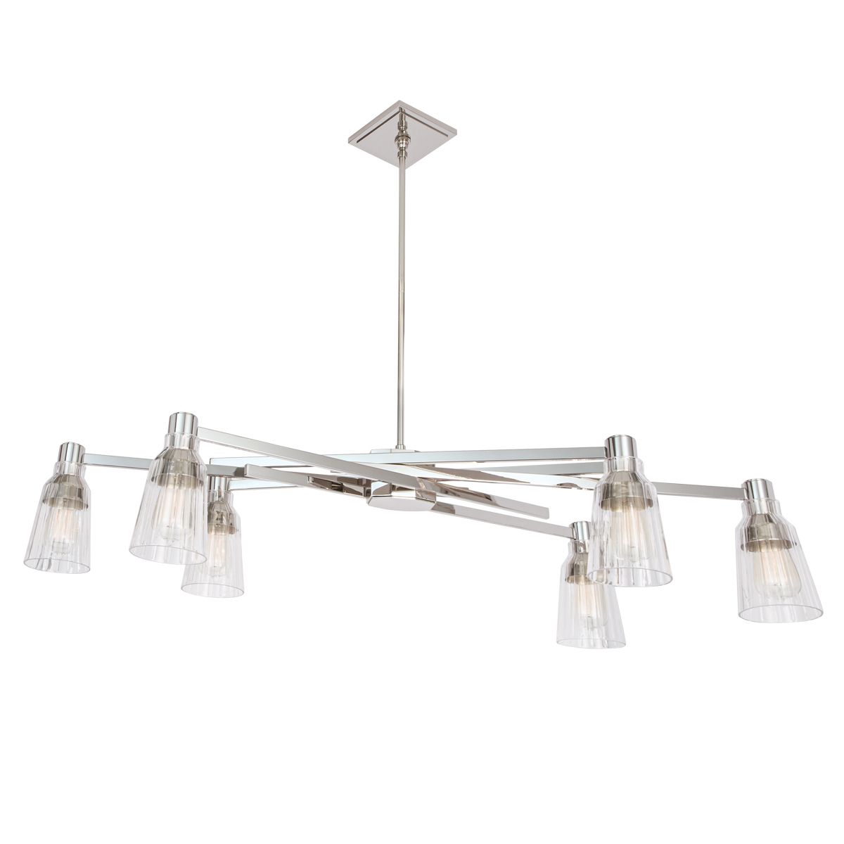 Carnival Chandelier by Norwell Lighting | 8158-PN-CL | NRW961496