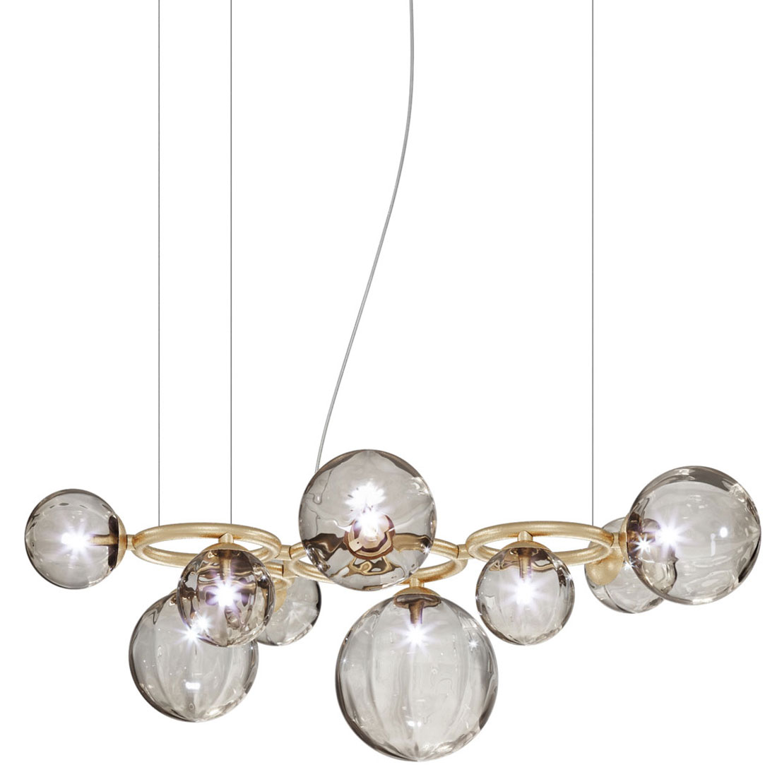 Puppet Ring Chandelier by Vistosi | PUPRI SP 9 FUTR BKS G9 UL | VIS965806