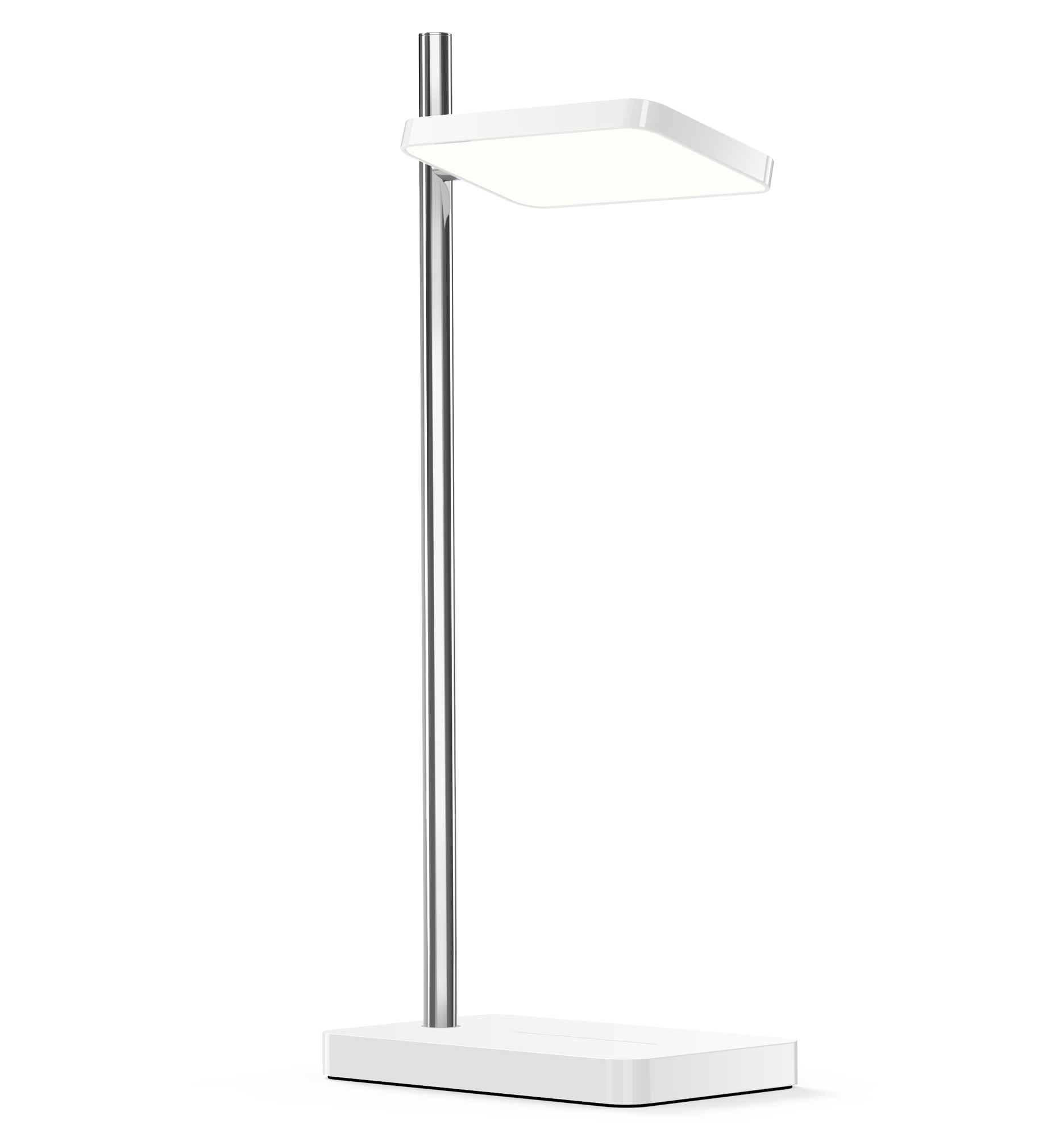 Talia Table Lamp by Pablo | TALI TBL WHT/SLV | PBL967243