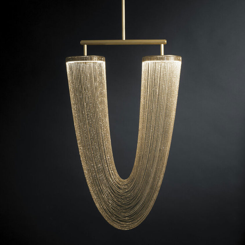 Otero Chandelier by Larose Guyon | OTERO SM BRS 18 | LGU969564