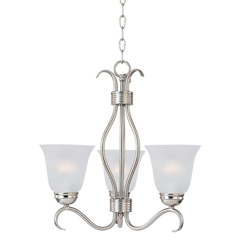 Basix Mini Chandelier by Maxim Lighting | 10123FTSN | MAX968887