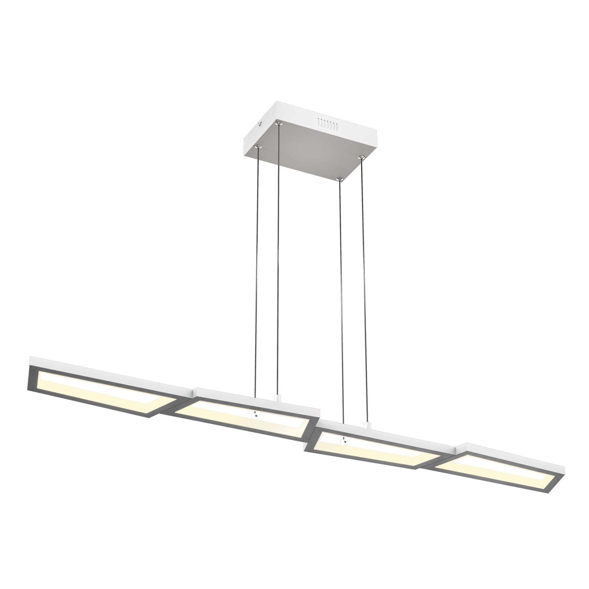 Geometric Linear Pendant by DALS Lighting | PDL44-3K-WH | DLS969839