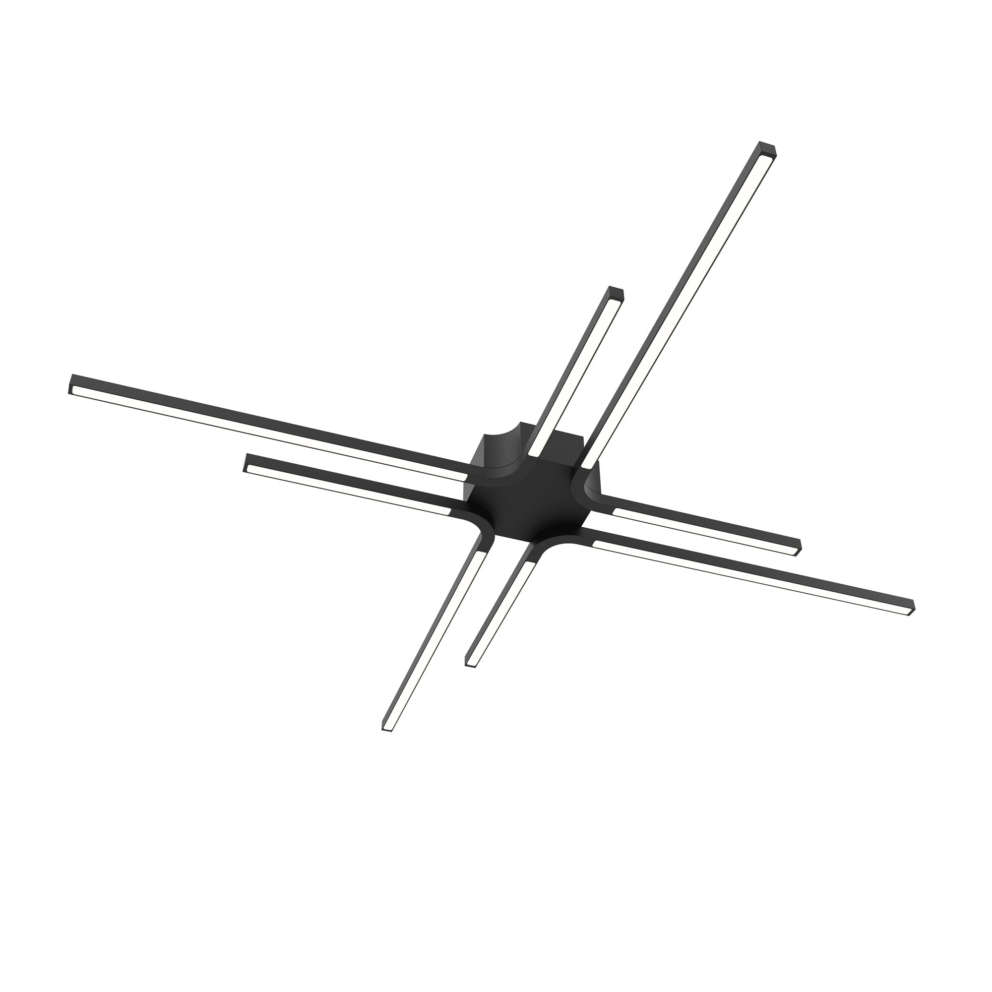 Star Ceiling Light Fixture by DALS Lighting | STRFM-3K-BK | DLS969891