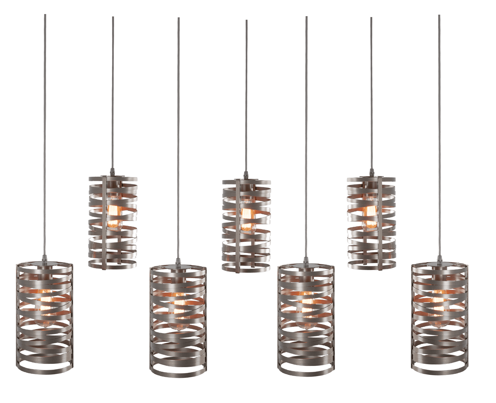 Tempest Linear Multi Light Pendant by Hammerton Studio | PLB0013-07-BS ...