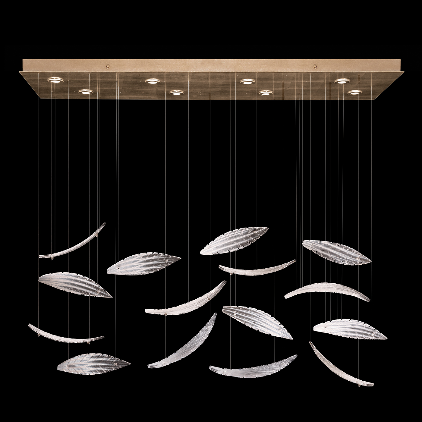 Elevate Rectangle Plume Pendant by Fine Art Handcrafted Lighting ...