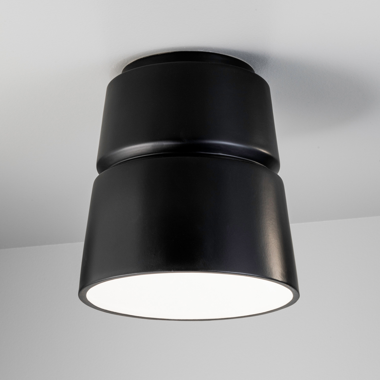 Cone Ceiling Light Fixture by Justice Design | CER-6150-CRB | JUS982034