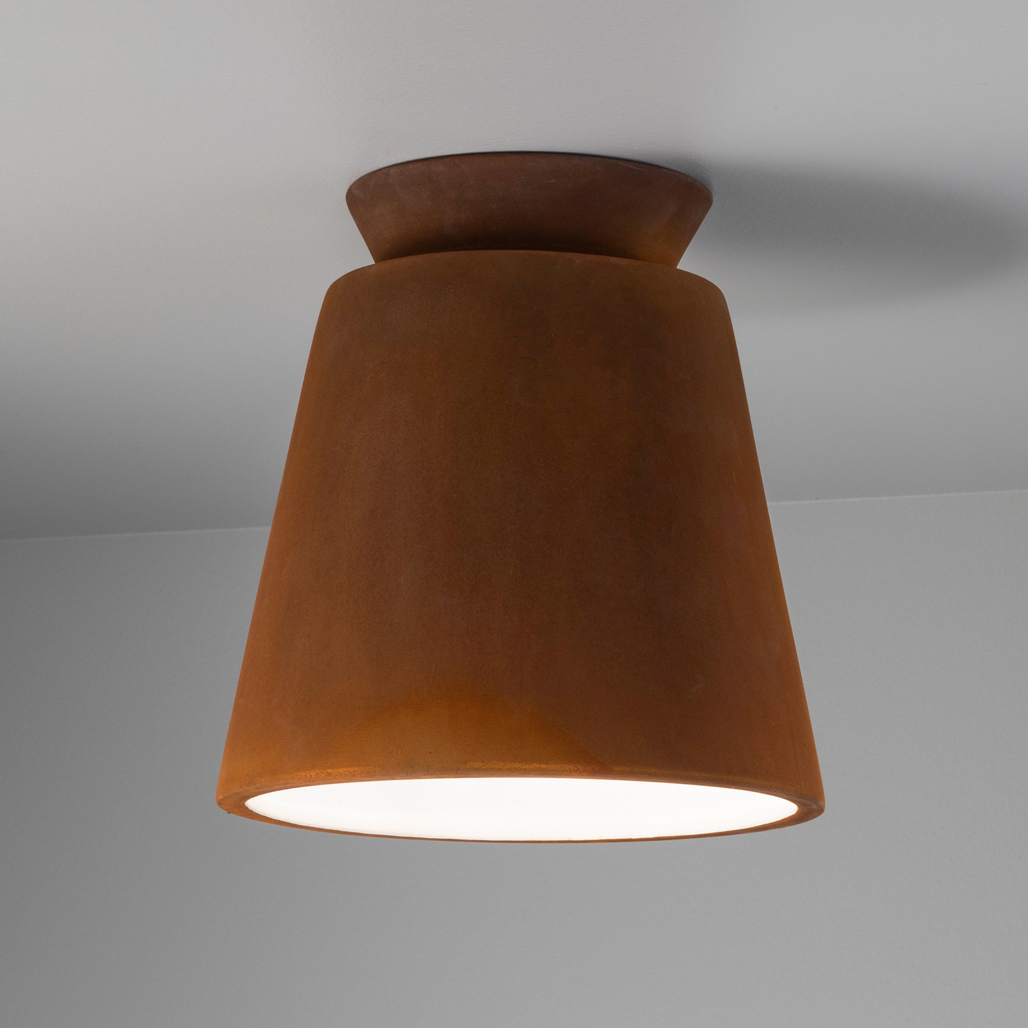 Trapezoid Ceiling Flush Light by Justice Design | CER-6170-RRST-LED1 ...