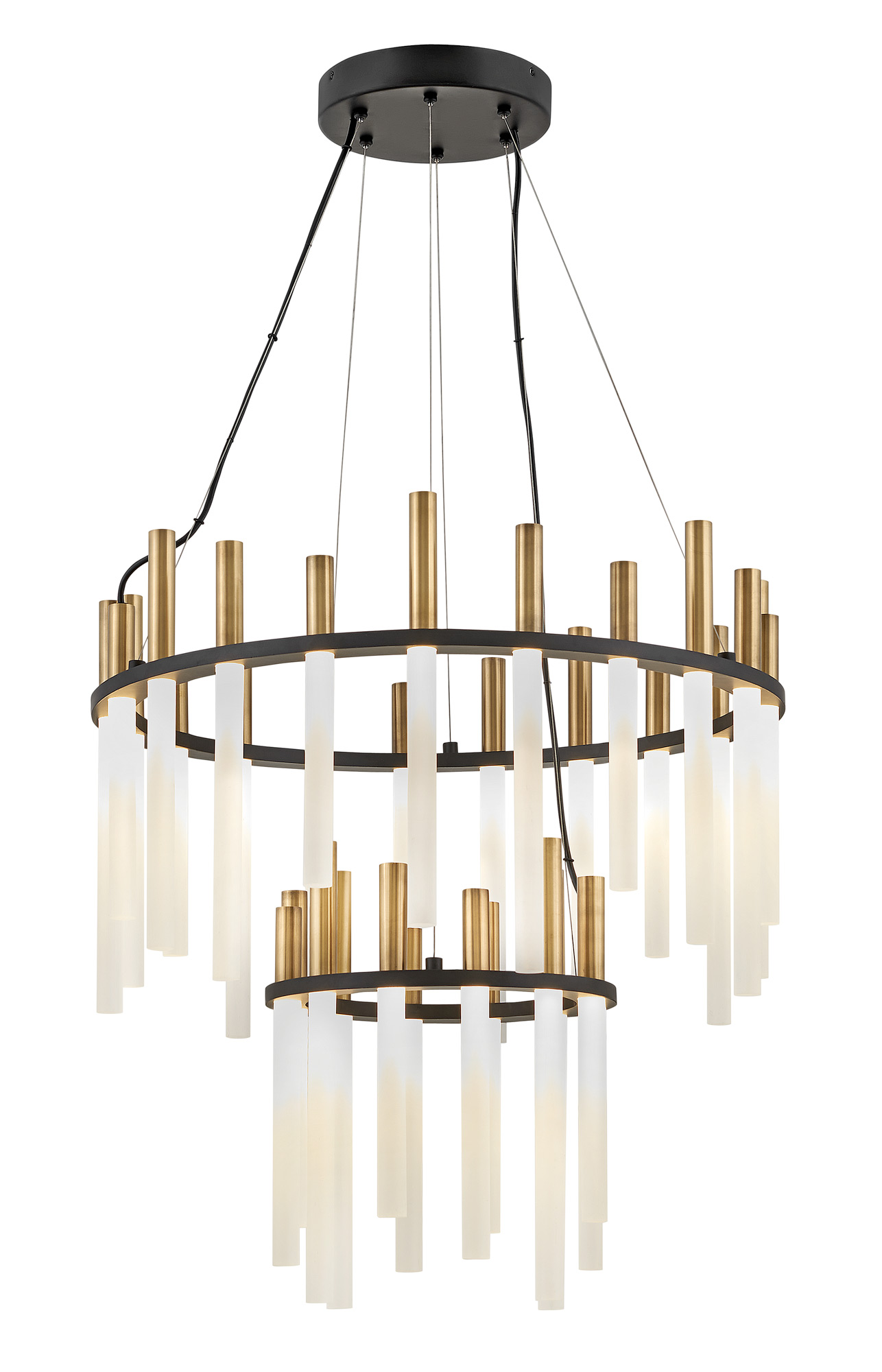 Echo Chandelier by Fredrick Ramond | FR30708BLK | FRD984913