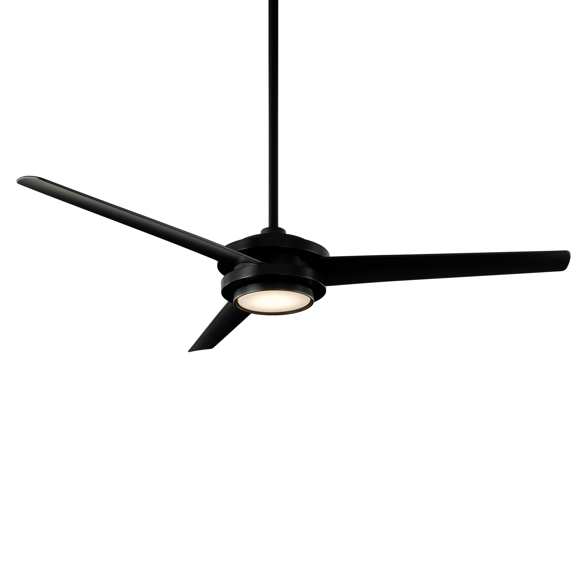 Geos Ceiling Fan with Light by WAC Lighting | F-068L-MB